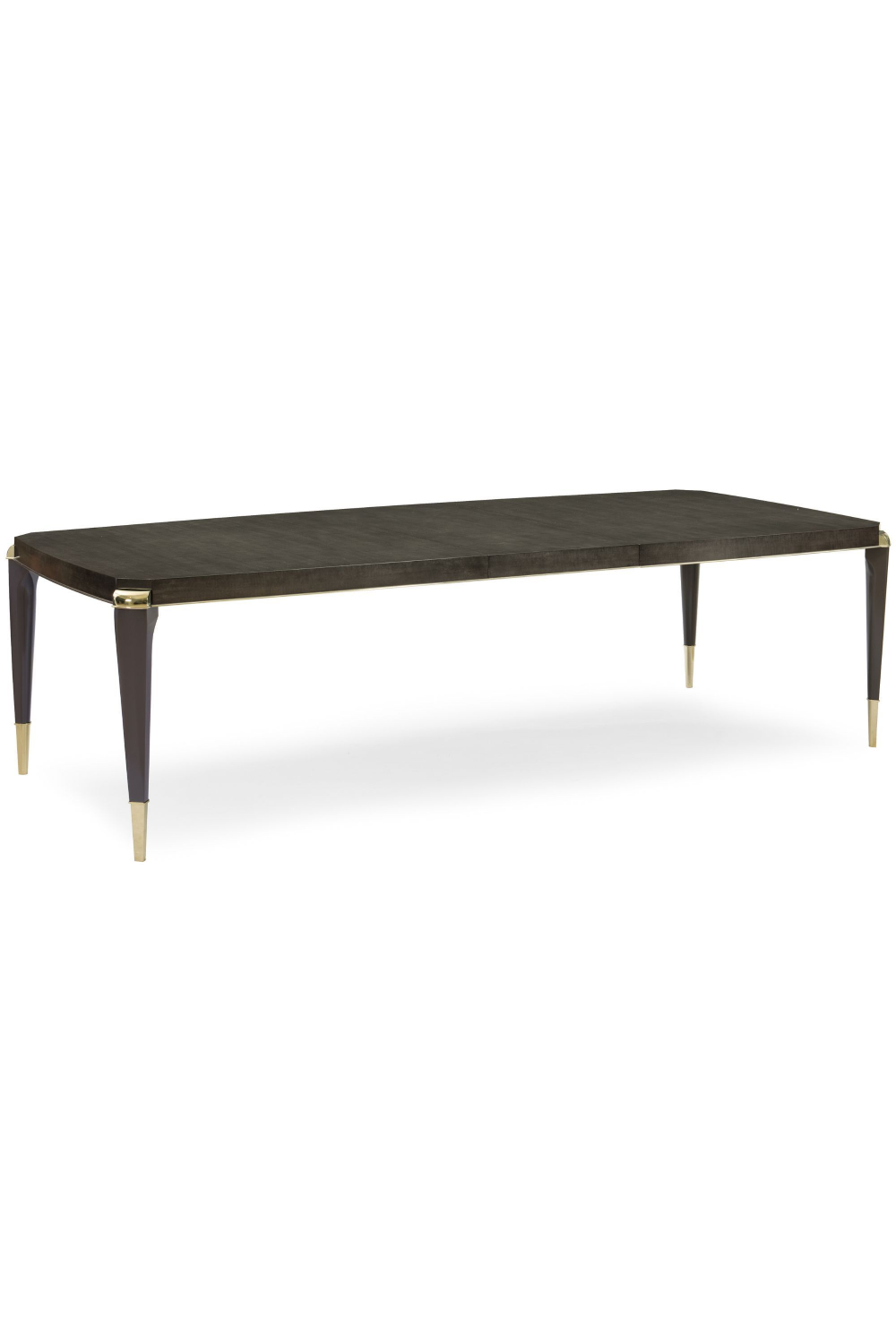 Anigre wood extendable dining table | Caracole Trimmed | Luxury Furniture
